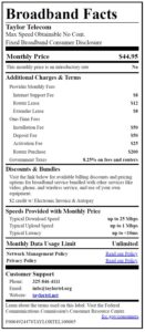 Fiber Internet - Taylor Telecom